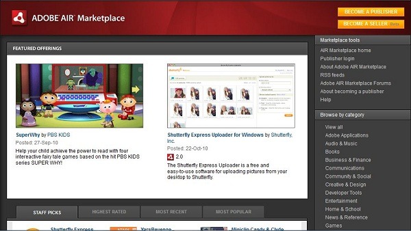 Adobe Air 3.1, plataforma de creación de aplicaciones – tuexpertoit.com